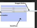 C Reorder Stackpanel Children Drag Drop Stack Overflow