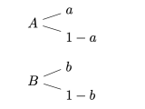 Probability Tree Tex Latex Stack Exchange
