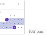 Angular Material Datepicker With Range Selection Stack Overflow