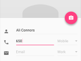 Layout Android Material Design Text Field Templates Stack Overflow