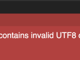 Php Symfony Serializer Malformed Utf 8 Characters Possibly