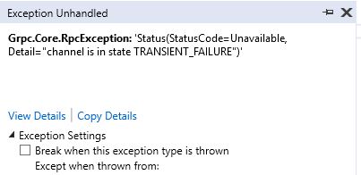 Unhandled Exception Grpc Core Rpcexception Status Statuscode - Retina Abstract Photos for Desktop