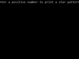 C Recursively Printing A Star Pattern Stack Overflow