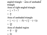 Linear Algebra Area Of Shaded Region Mathematics Stack Exchange