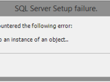 Sql Server 2014 Error Object Reference Not Set To An Instance Of An