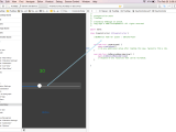 Ios Why Will Xcode Code Not Allow Me To Drag A Slider From My Story