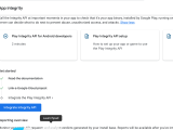 Flutter Integrate The Play Integrity Api In Google Play Console