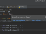Python 3 X Pycharm Gauss Unresolved Reference Stack Overflow