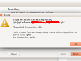 Github Can Not Clone Using Smart Git In Ubuntu Stack Overflow