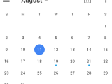 Android Calendar View How To Customize Calendar View To Make It Like