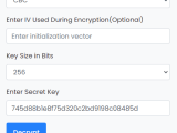 C How To Decrypt Aes Cbc Stack Overflow