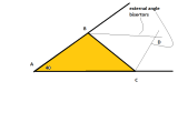 Geometry External Angle Bisectors Of A Triangle Mathematics Stack