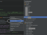 Phpstorm Git Integration Doesn T Show Compare Menu Item Stack Overflow