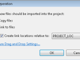 Importing Files As Link To Eclipse Project Using Java Stack Overflow