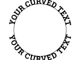 Python How To Generate Curved Text Stack Overflow
