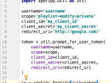Python Gaining Authorization To Modify Spotify Playlists Using