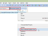 In Eclipse How To Open A File Browser In The Directory Of The