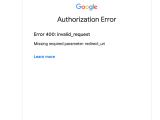 Google Cloud Platform Gcloud Auth Login Authorization Error
