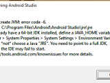 Android Studio Jre Error