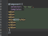 Angularjs Webstorm Template String Html Format With Angular 2 Stack