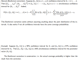 Statistics Simultaneous Confidence Interval Mathematics Stack Exchange
