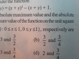 Multivariable Calculus To Find The Maximum And Minimum Value Of F