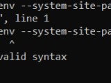Invalid Syntax Error For Every Command In Python Stack Overflow
