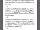Java My App Is Crash When I Setvalue In Firebasedatabase From A