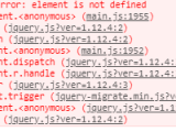 Jquery Element Is Not Defined Uncaught Referenceerror Stack Overflow
