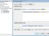Swing Java Pass Object From Jframe To Jpanel Stack Overflow