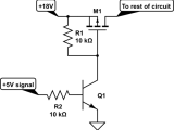 P Channel Mosfet As A Switch Always Open When Voltage To Source And