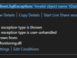 C Entity Framework Microsoft Data Sqlclient Sqlexception Invalid
