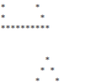 Java Display Triangle Shape Using Asterisk Using The Substring Method
