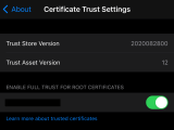 Security How Do I Trust A Self Signed Certificate In Ios 10 3 Ask