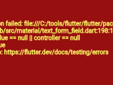 Flutter Initialvalue Null Controller Null Is Not True