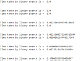 Random Time Elapsed Between Linear Search And Binary Search Using