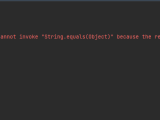 Java Cannot Invoke String Equals Object Stack Overflow