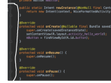Flutter How To Show Code Folding In Android Studio Stack Overflow
