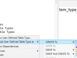 Sql Server Get Name And Definition Of All Table Types Database