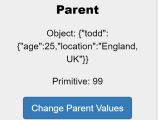 Angularjs 1 5 Component Two Way Binding Using Bindings In The Child