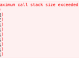 Jquery Uncaught Rangeerror Maximum Call Stack Size Exceeded Error