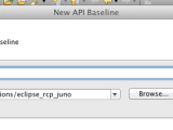 Java Adding Api Baseline In Eclipse Stack Overflow