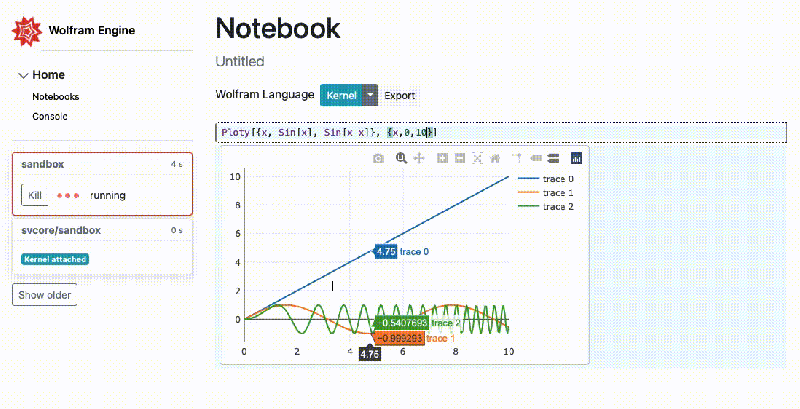 Interactive Plots Output In Jupyter Based Interface Mathematica - Space Design Collection - HD Quality