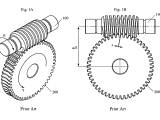 Mechanical Engineering Worm Gear And Worm Shaft For 2 Axis