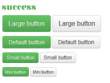 Html Button Styles In Twitter Bootstrap Stack Overflow