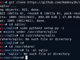 Python Bash Cd Usr Share Sqliv No Such File Or Directory Stack