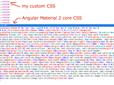 How To Change The Angular Material 2 Css Imports Order Stack Overflow