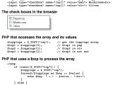 Php How To Make An Array Of Selected List Menu Items Stack Overflow