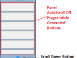 C Hide Panel Scroll Bar Stack Overflow