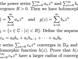 Calculus Power Series Expansion Of A Product Of Two Power Series
